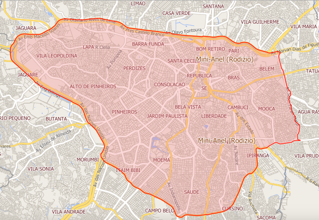 Rodizio Sao Paulo Mapa Things To Do In São Paulo, Attractions Map