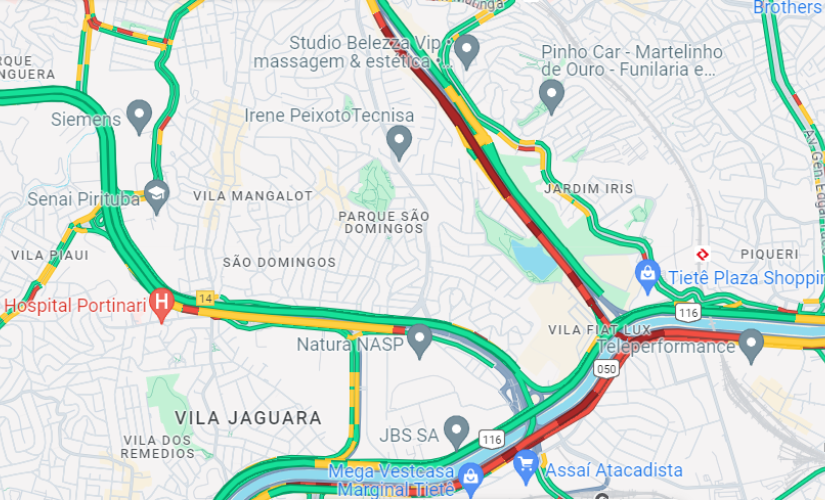 Lentidão atinge 366 km na capital; incidente na Marginal Tietê ...
