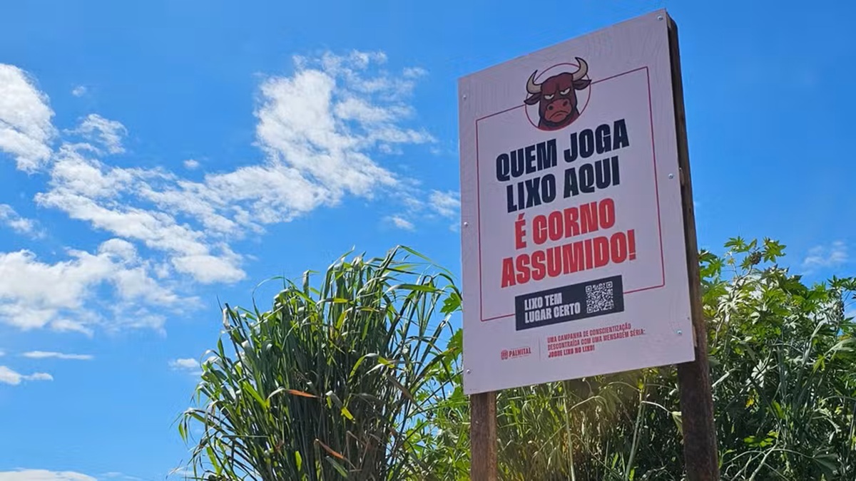 Prefeitura usa placas para distribuir ofensas a quem joga lixo na rua ...