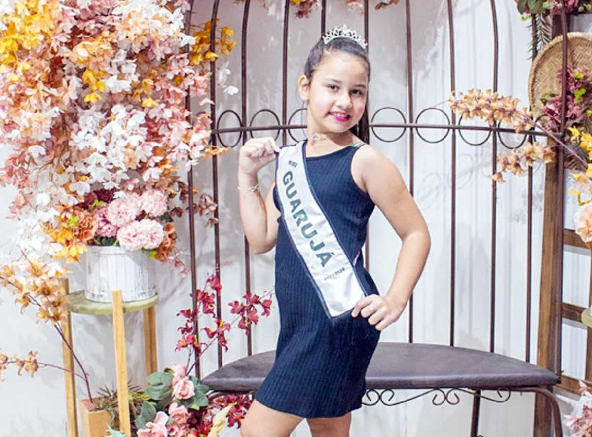 Miss Mirim de Guarujá divide rotina entre passarelas e projeto social ...