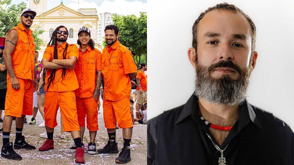 Bloco do Caos faz show ao lado de Rodrigo Piccolo, vocalista da Mato ...