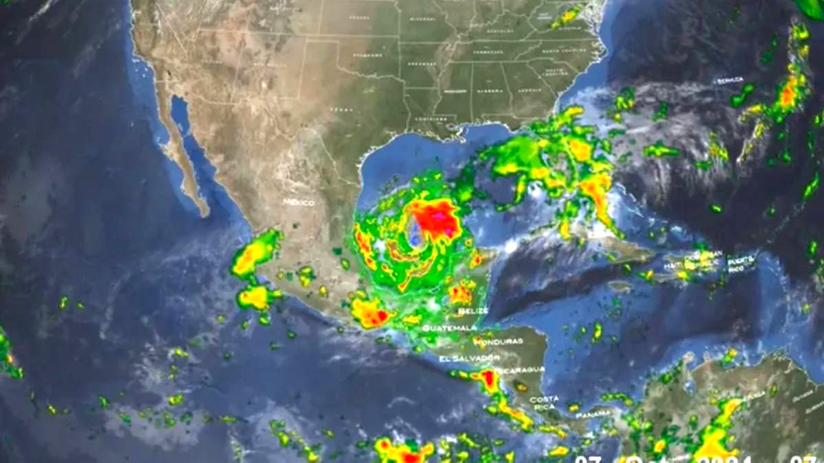 NASA divulga imagens que demonstram força do furacão Milton na Flórida ...