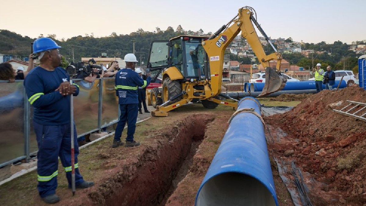Obra da Sabesp quer levar água a 200 mil pessoas no interior de São ...