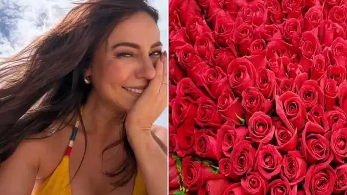 Paolla Oliveira recebe entrega inusitada de 12 mil rosas em sua mansão ...