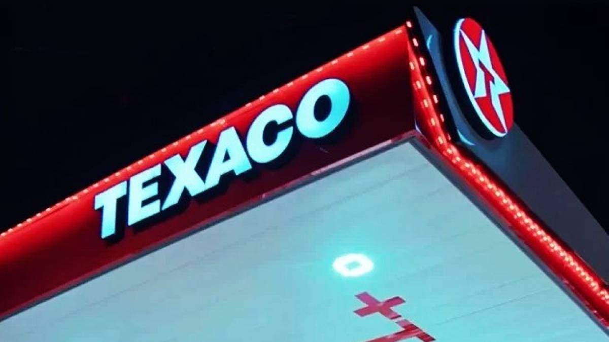 Logotipo Do Posto De Gasolina Texaco