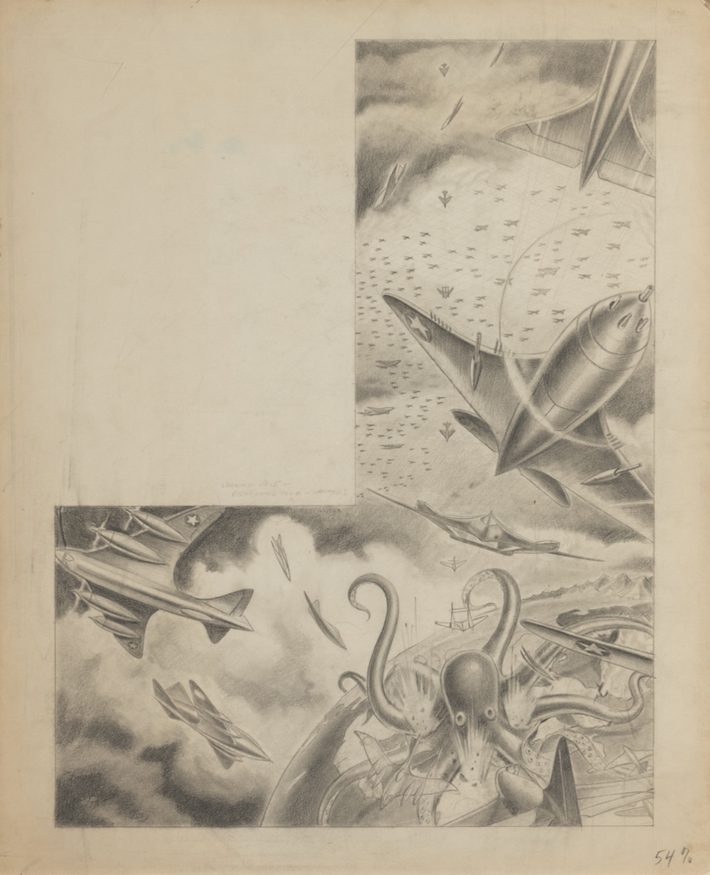 Primeira tira feita com lápis e tinta que aparece o herói Flash Gordon ...